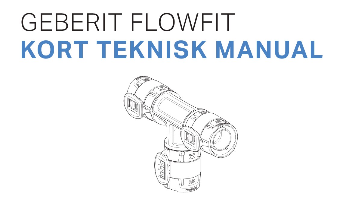 FlowFit – nem og ligetil installation | Geberit DK